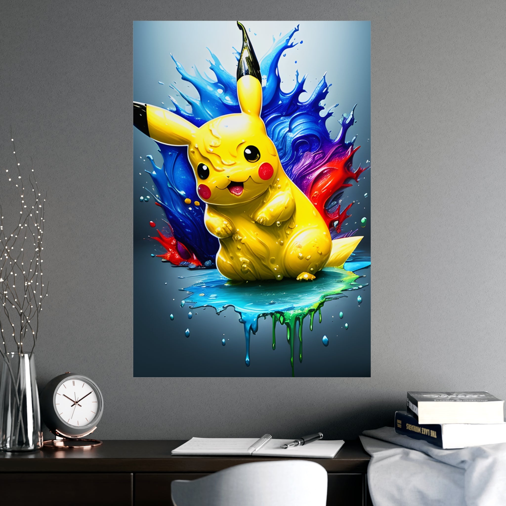 Fiery Flood Matte Poster – Pokestalgia LLC