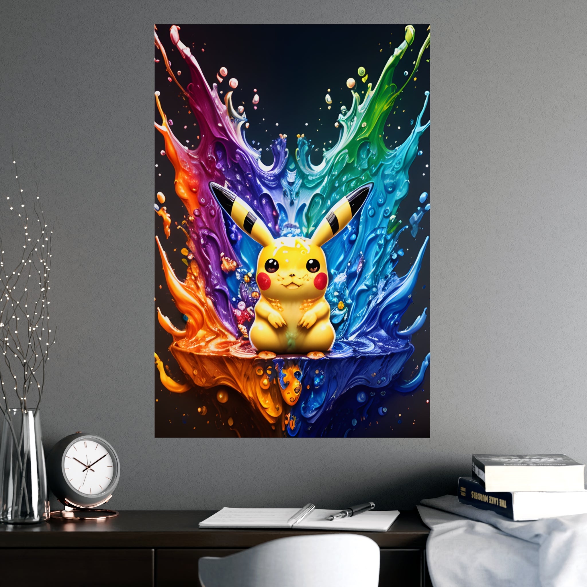 Glimmering Geyser Matte Poster – Pokestalgia LLC